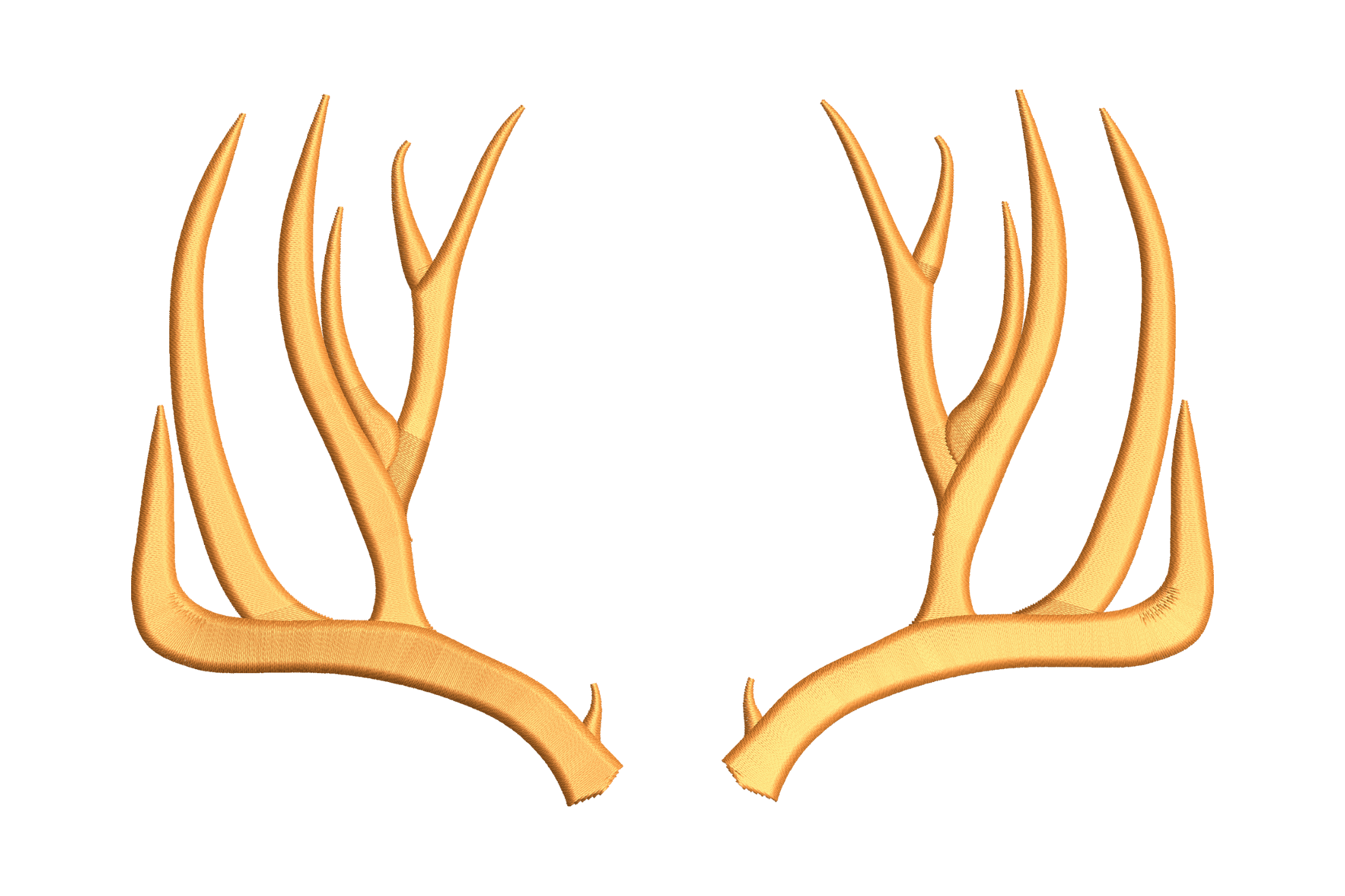 Antler Horn Embroidery Design