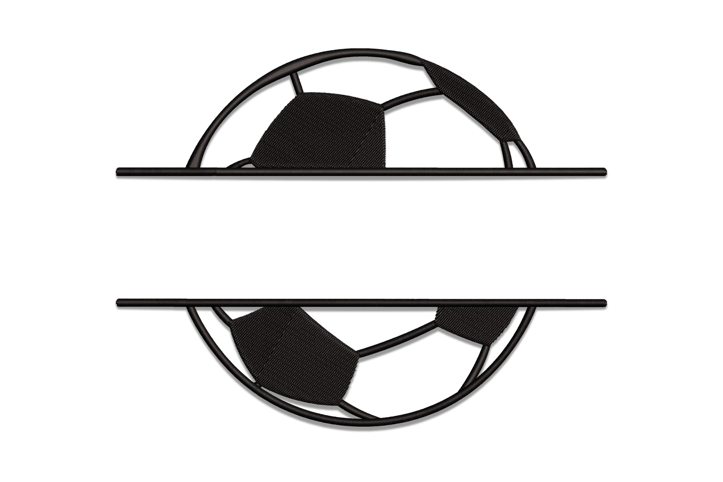 Custom Soccer Ball Embroidery Design