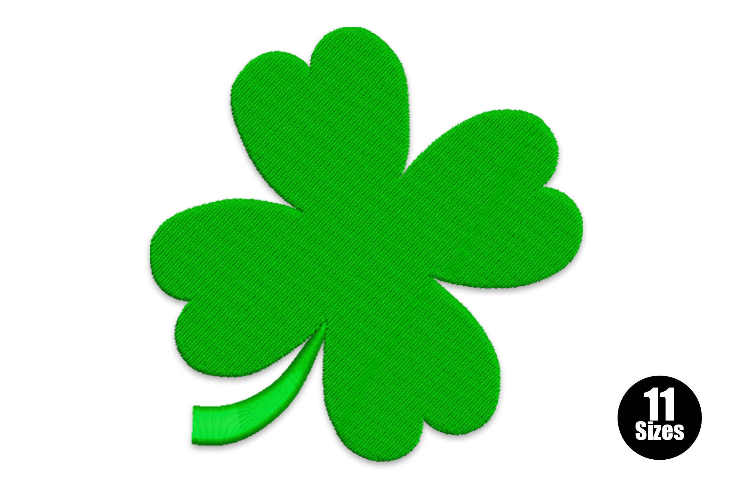 Four-Leaf Clover Embroidery Design