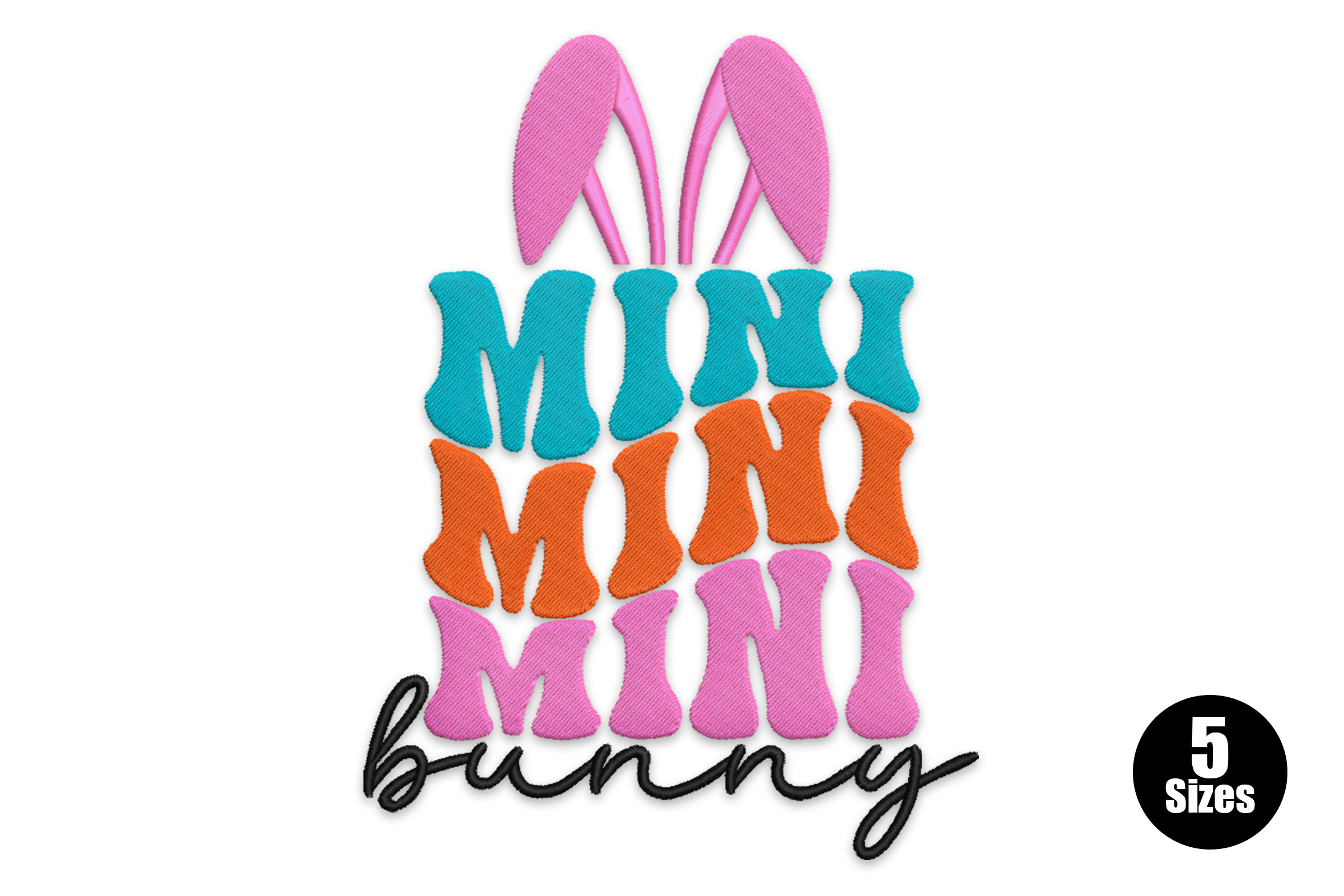 Free Mini Bunny Embroidery Design