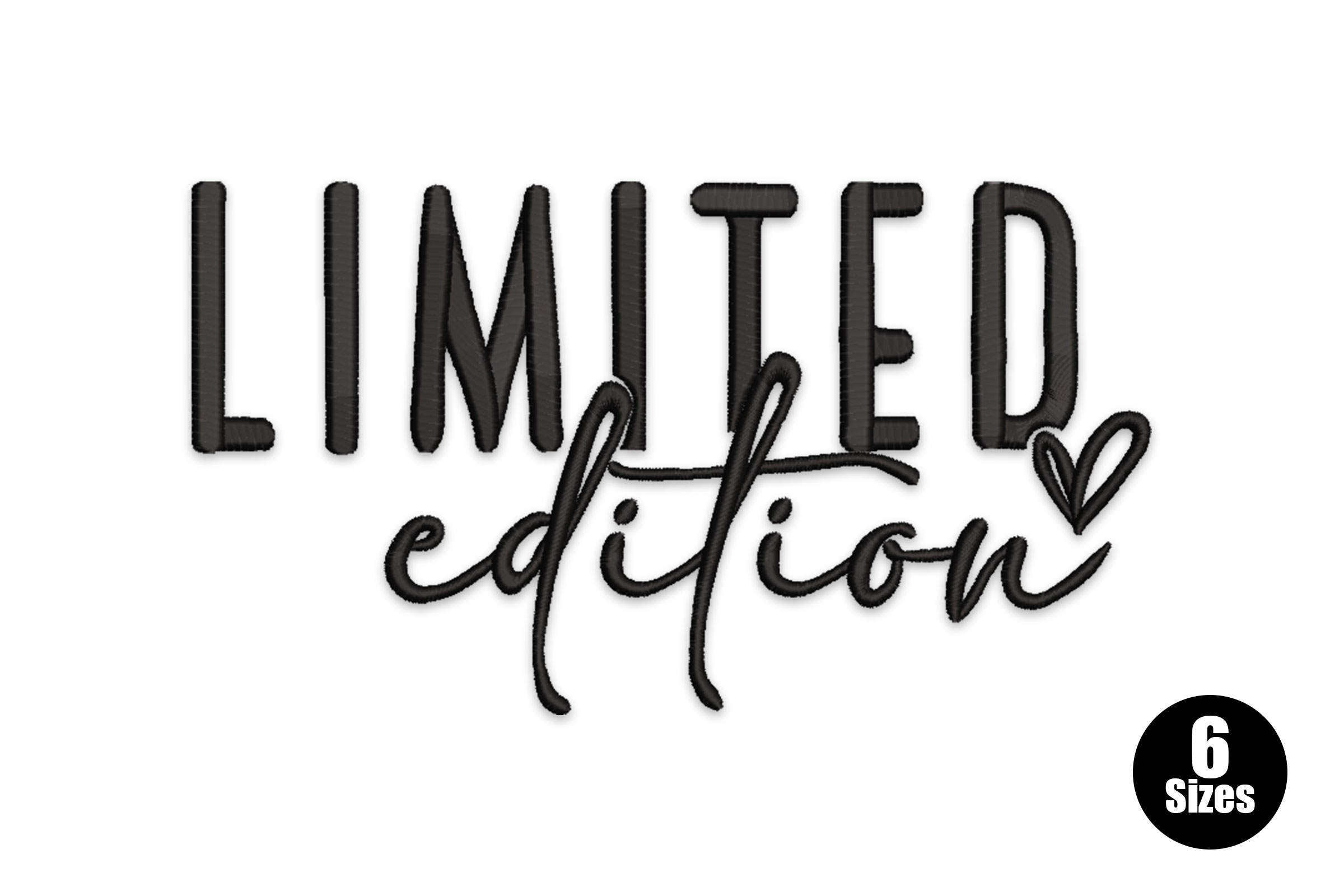 Limited Edition Embroidery Design