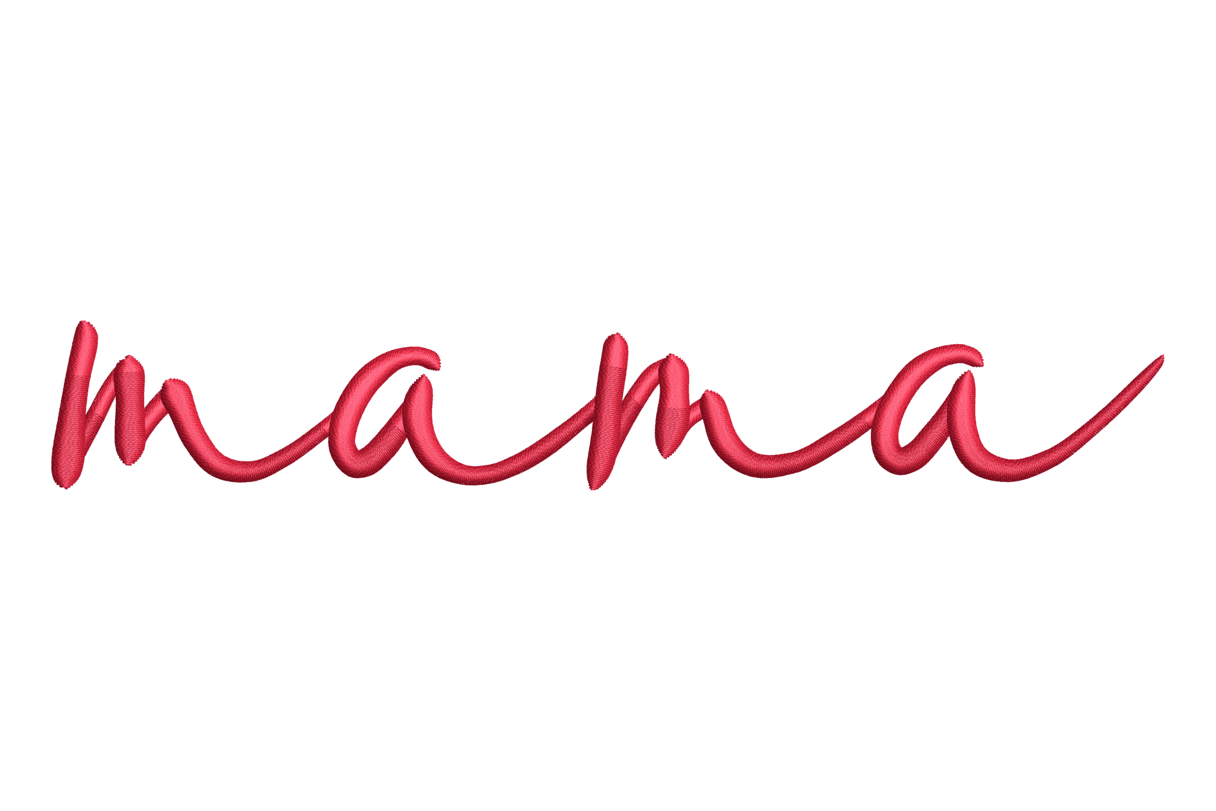Handwritten Mama Embroidery Design