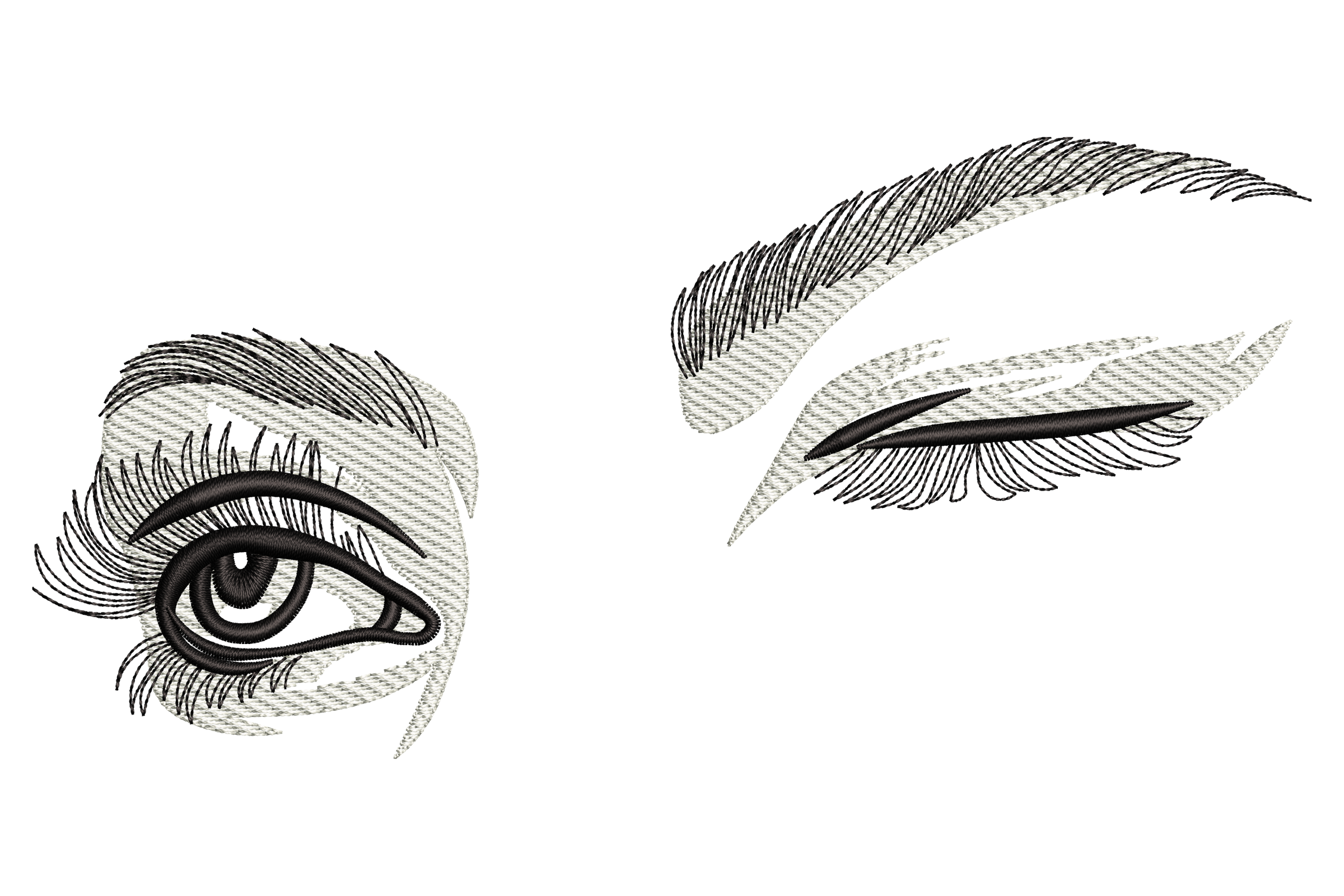Eyes Embroidery Design – Expressive & Intriguing