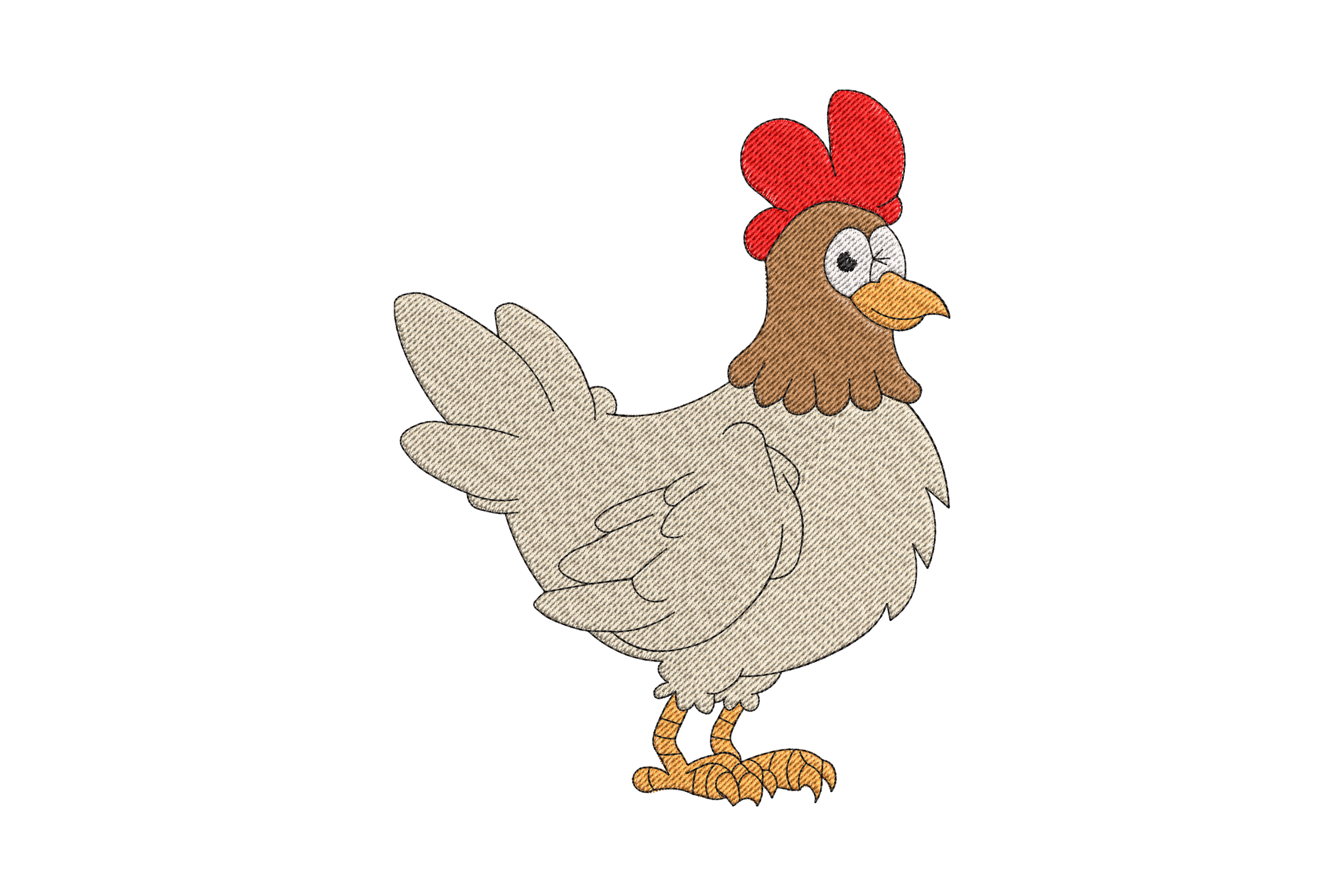 Chicken Machine Embroidery Design Free Download