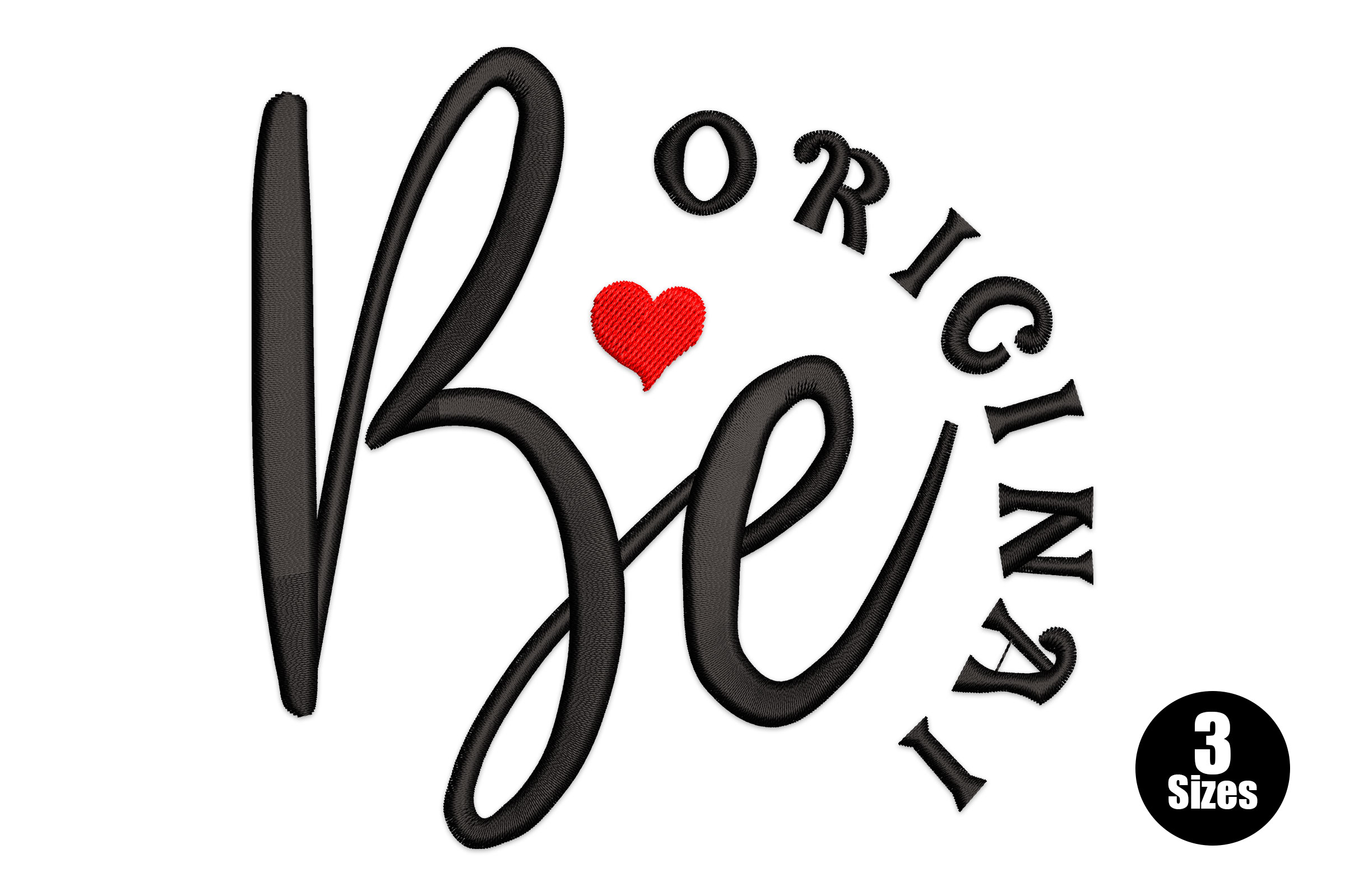 Free Be Original Embroidery Design - Embroidery Lover
