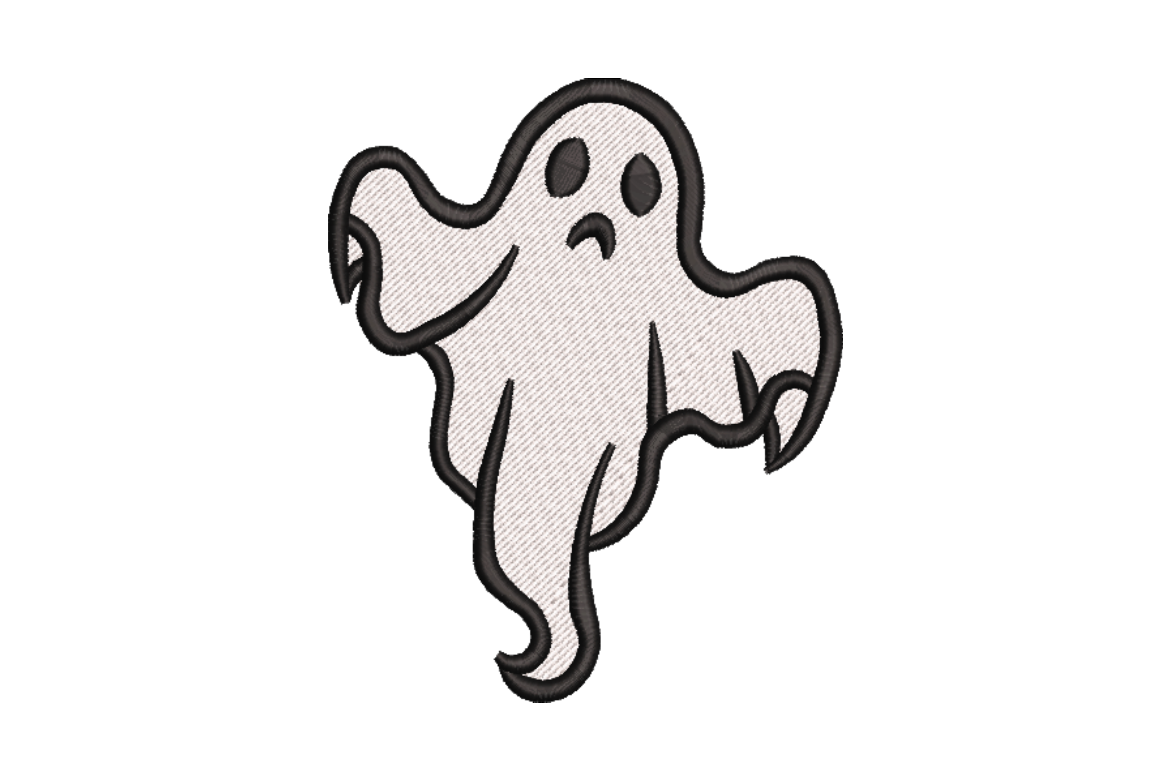 Spooky Ghost Embroidery Design Free Download