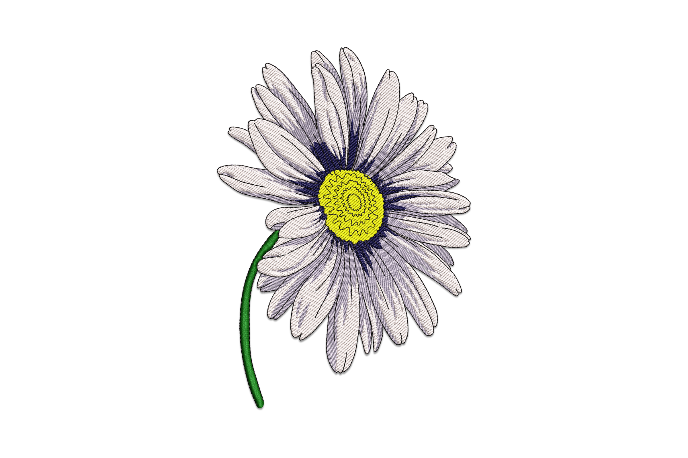 Daisy Flower Embroidery Design